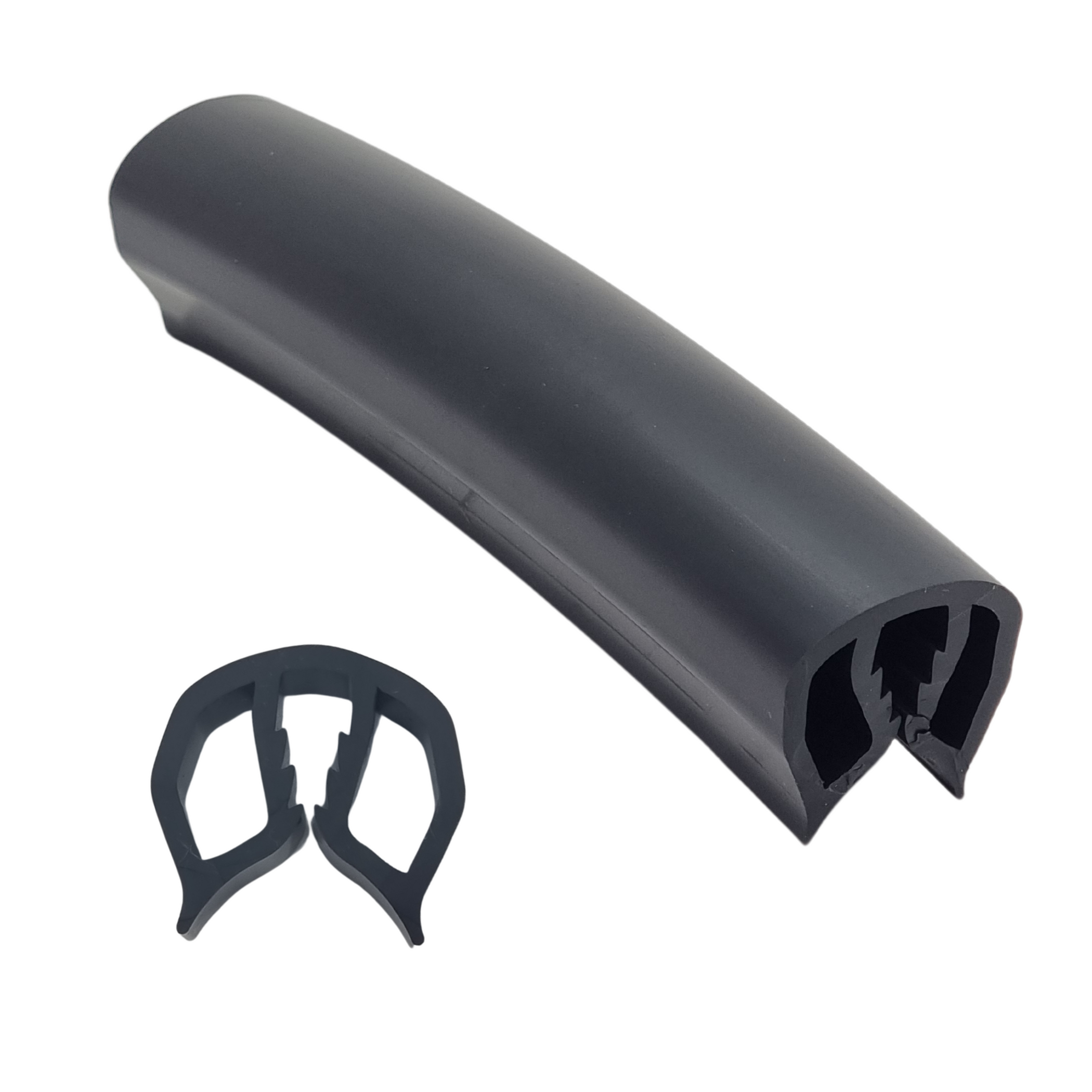 12 Metres Gunwale Rubber Black 35mm — MW Boating