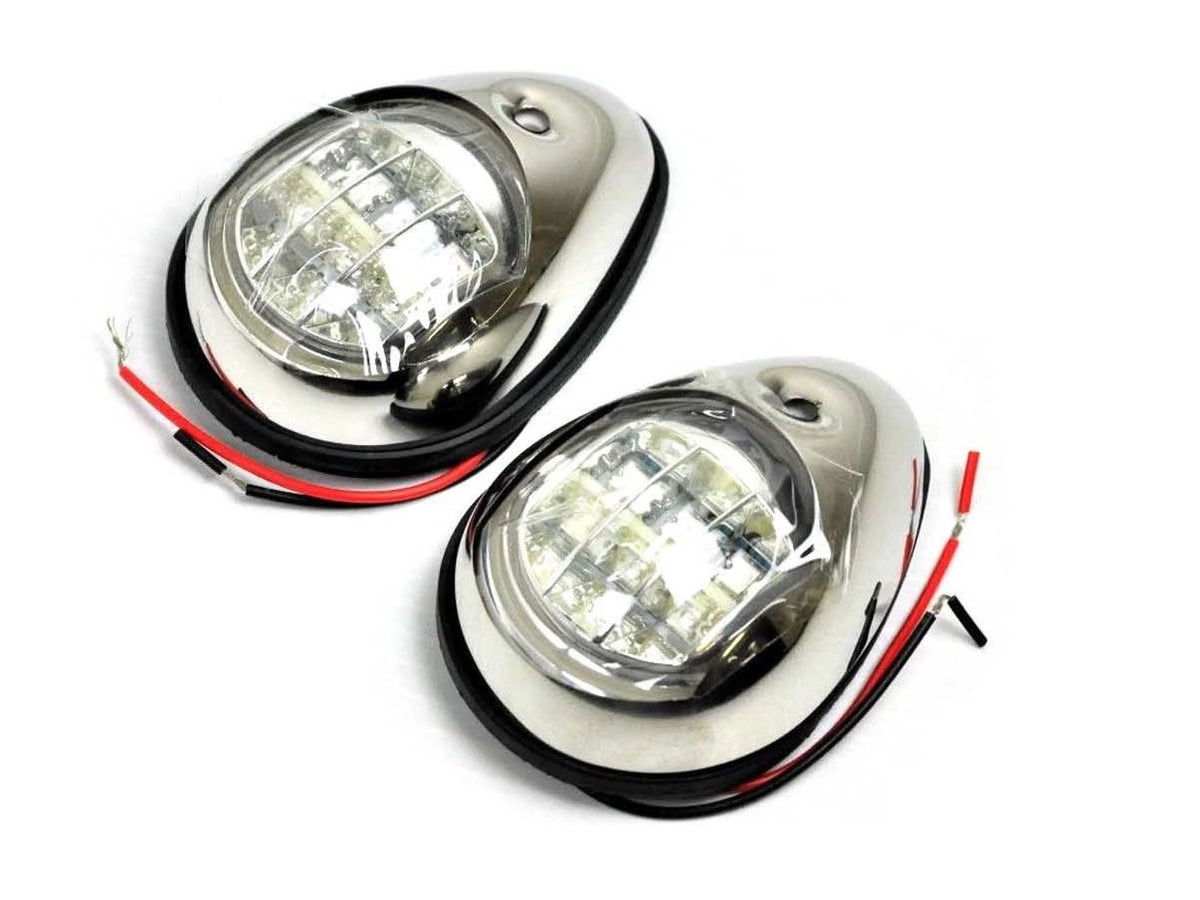 LED Navigation Lights Chrome — MW Boating
