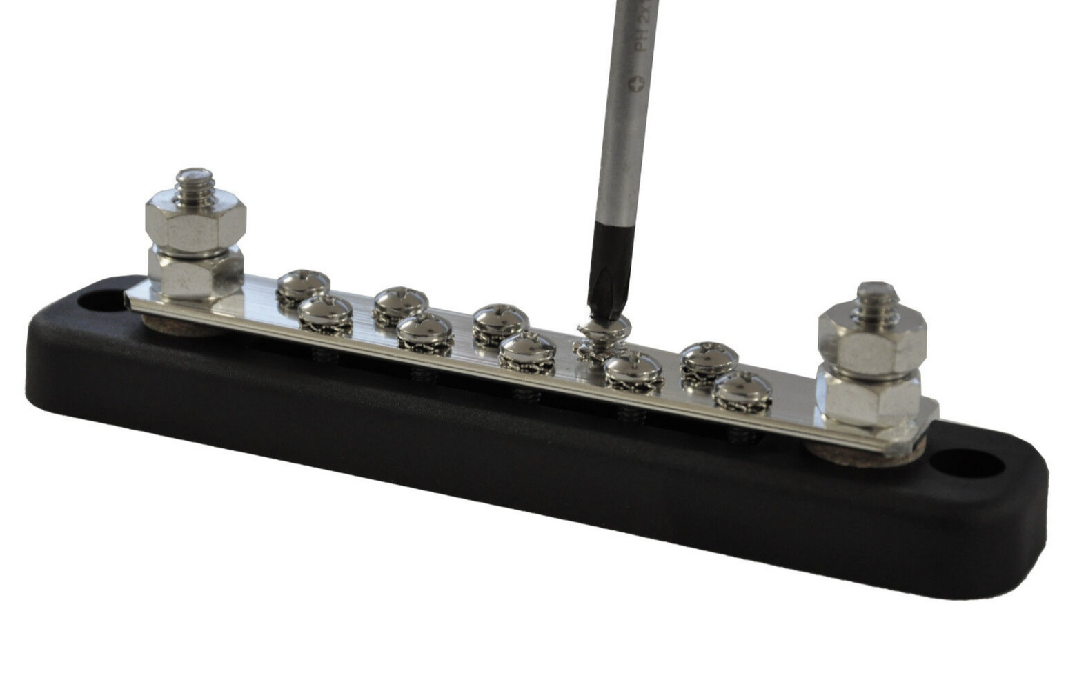 Buss Bar 10 point with Black Cover — MW Boating